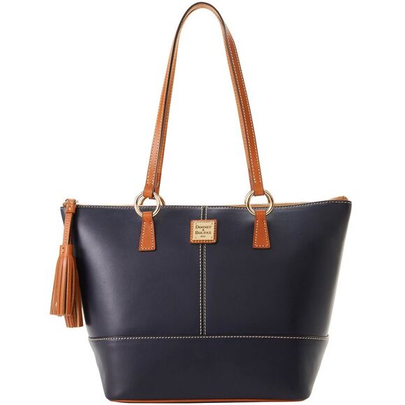 Dooney & Bourke | Bags | Dooney Bourke Wexford Leather Small Tobi Tote ...